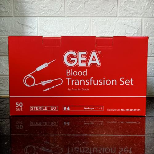 Jual Blood Transfusion Set / Selang Transfusi Darah isi 50 Set GEA ...