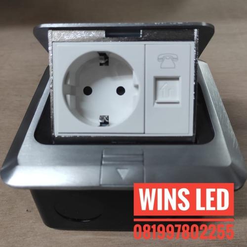 Jual STOP KONTAK LANTAI + DATA LAN STOPKONTAK LANTAI KOMPUTER - EU ...