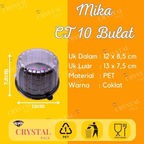 Jual Mika Tart CT 10 Mika Tumpeng 10cm Pack 10pcs Mika bolu Cake Tray ...