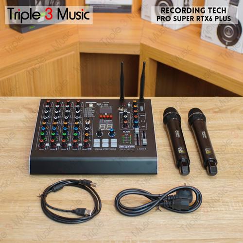 Jual Recording Tech PRO SUPER RTX6+ Plus RT X6+ USB w/2 Mic WIreless ...