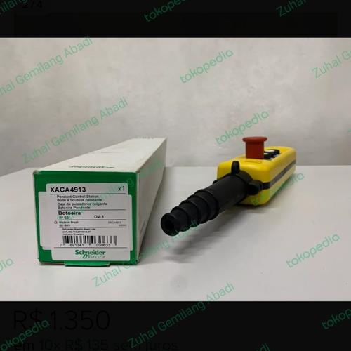 Jual XACA4913 (6 tombol) (4 arah Double Speed+Emergency Stop), PENDANT ...