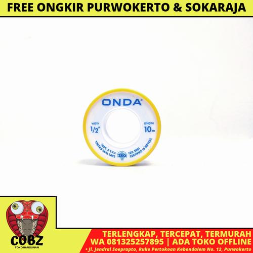 Jual 10 M / ONDA Seal Tape Siltip TBA Selotip Siltip Isolasi Kran Air ...