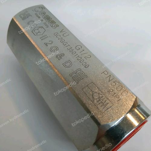 Jual INLINE CHECK VALVE GEMELS 1/2 INCH 500BAR - Jakarta Barat - seven ...