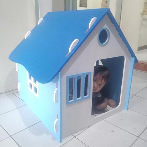 Jual kids house rumah rumahan kayu anak - Kab. Bandung - 3D Woodcraft ...