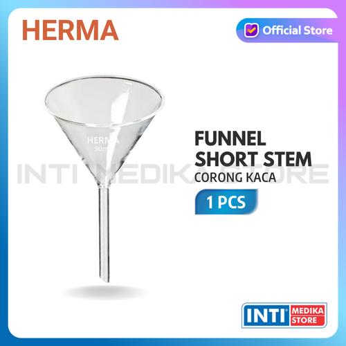 Promo HERMA - Corong Kaca Laboratorium | Glass Funnel Short Stem - Kota ...