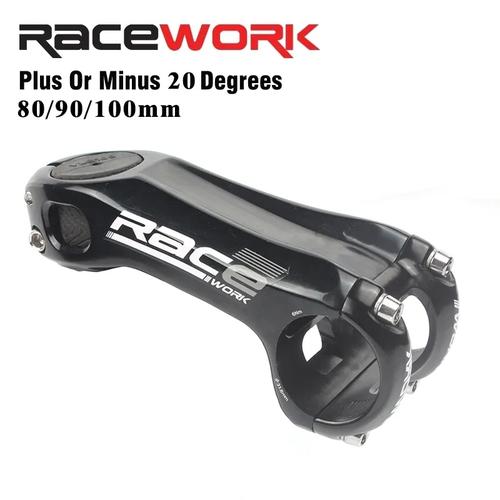 Jual RACEWORK Bike Stem OS Alloy minus 20 deg 80 90 100mm - Sepeda XC ...