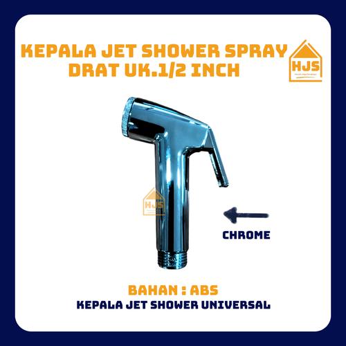 Jual Kepala jet shower honxi silver / chrome | shower spray closet ...
