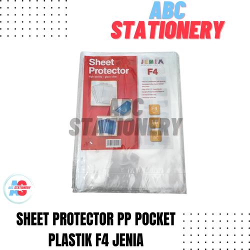 Jual sheet protector pp pocket plastik F4 JENIA (isi 20 sheet) - Jakarta Barat - ABC PASAR PAGI ...