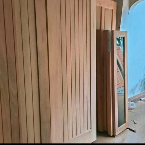 Jual 1set kusen+pintu+2buah loster+1set kusen jendel+bingkai jendela ...