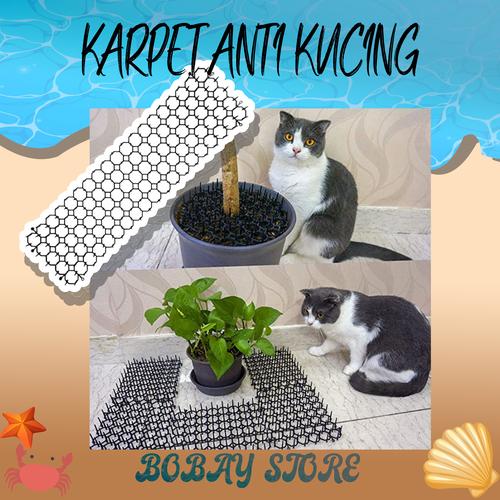Jual Alat Pengusir Anti Kucing Anjing Matras Karpet Duri Paku Tanaman ...
