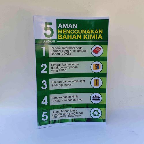 Jual Poster Laboratorium, Poster Aman menggunakan bahan Kimia, Poster ...