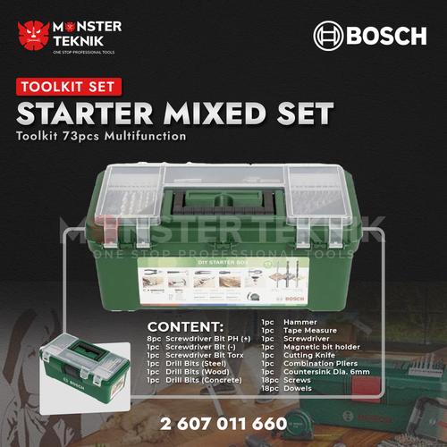 Jual Tool kit 73 Pcs Bosch Starter Box Universal Toolkit set 2 607 011 660 - Jakarta Pusat ...