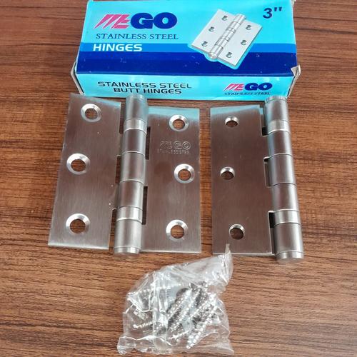 Jual Engsel Hinge Stainless Stell/Engsel Kupu-Kupu 3 inch merk EGO ...