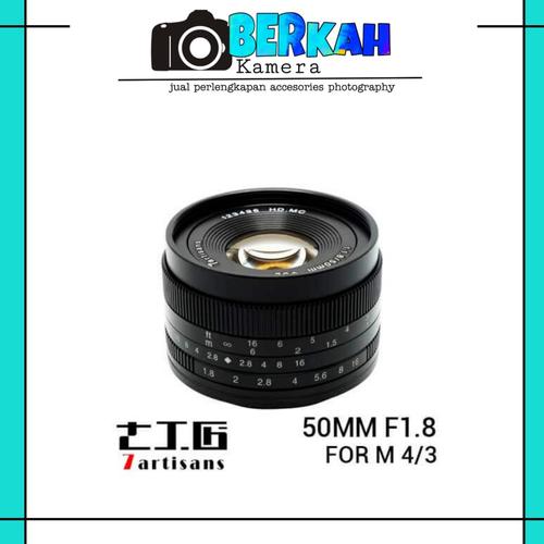Jual Lensa 7artisans 50mm f1.8 for Micro M4/3 Panasonic Lumix MFT ...