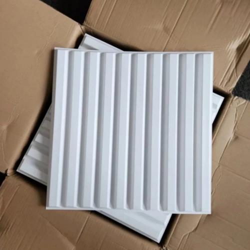 Jual wallpaper dinding wall panel 3D PVC hitam putih dekorasi ruang ...