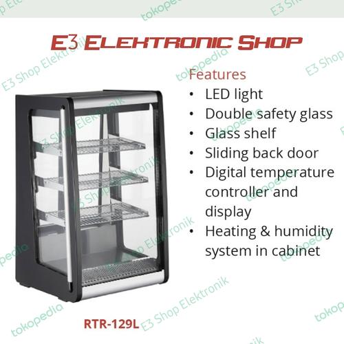 Promo Getra Hot Display Cabinet RTR-129L Showcase Electric Warmer RTR ...