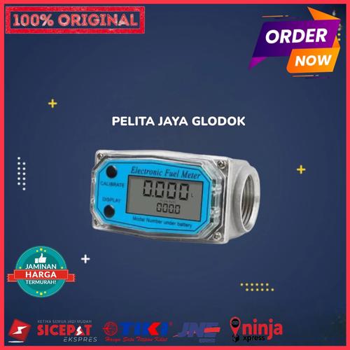 Jual Digital Flow Meter Turbine LCD 1inch Alat Ukur Aliran - Jakarta ...