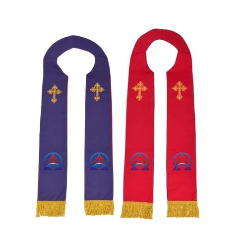 Promo GKI/Gereja Kristen Indonesia - Stola Bordir - Cotton Tropical ...