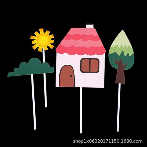 Promo Topper Cake Desain Rumah Karton Kertas Untuk Dekorasi Kue Ulang ...