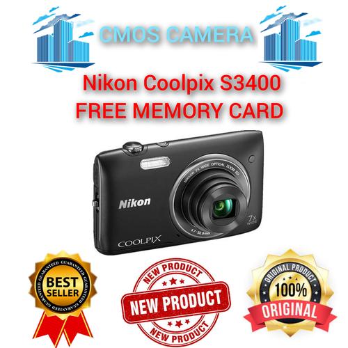 Jual NIKON COOLPIX S3400 - WHITE BOX - Jakarta Barat - Cmos Camera ...