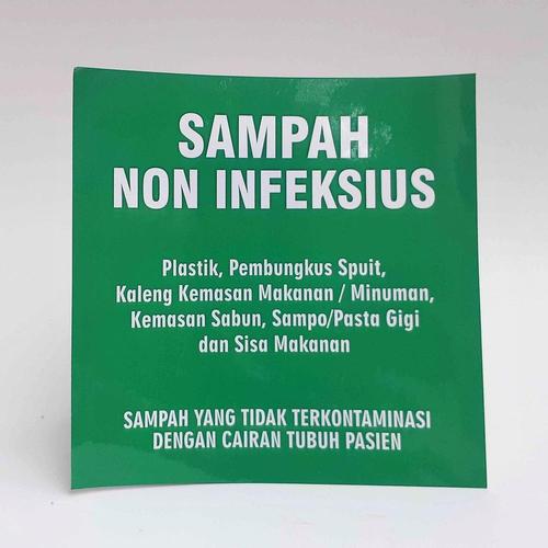 Jual Stiker Sampah Non Infeksius - Vinyl, Stiker tempat Sampah - Kota ...