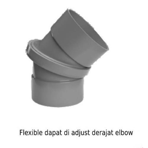 Jual Flexible Elbow ML 2 / 3 / 4 Inch Special Fitting RUCIKA Fleksibel ...