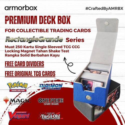 Jual Premium CCG Deck Box For 200+ Cards - Armorbox RectangleGrande ...