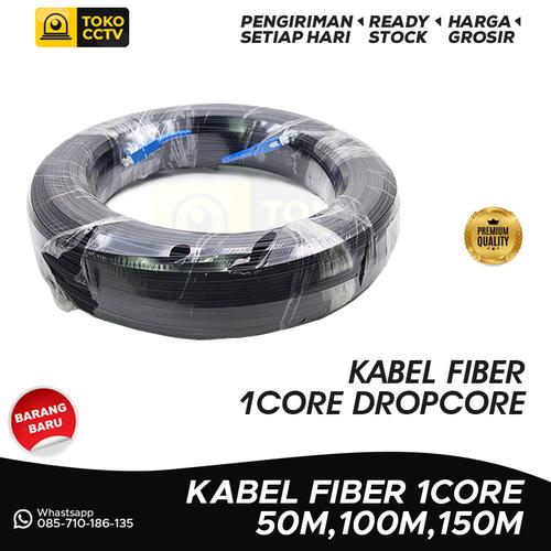 Jual Kabel FO Dropcore 50M,100M,150M | FTTH Dropcore 1 Core Fiber Optik ...