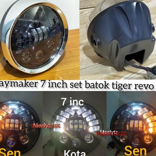 Jual LAMPU DAYMAKER 19 LED 7 INCH PNP BATOK TIGER MEGAPRO SCORPIO NINJA ...