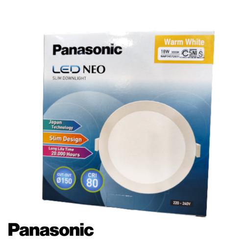 Jual PANASONIC Downlight LED NEO Slim 18W 18 Watt 3000K NNP74572 ...