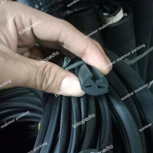 Jual list kaca/karet list pintu kaca (H) irc 20mm x 1 meter - Jakarta ...