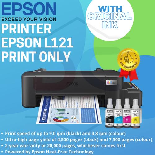 Jual PRINTER EPSON L121 PRINT ONLY [ORIGINAL] - Jakarta Timur ...