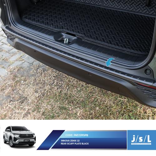 Promo Sillplate Belakang Innova Zenix JSL Rear Scuff Plate Black ...