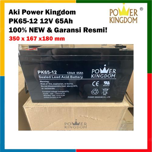 Jual AKi Battery Power Kingdom AGM VRLA SLA 12V 65Ah - Jakarta Utara ...