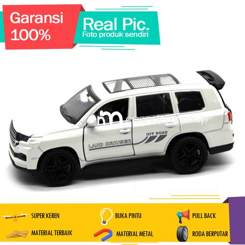 Jual Diecast Mainan Mobil SUV Miniatur Toyota Land Cruiser Metal Besi ...