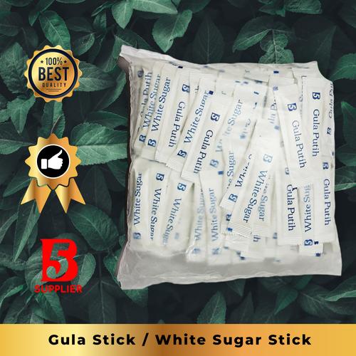 Jual White Sugar Stick / Gula Putih Stick Isi 230 pcs - 6 gram - Kota ...