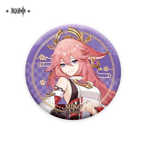 Jual Yae Miko - Genshin Impact Badge Inazuma - Genshin Official ...