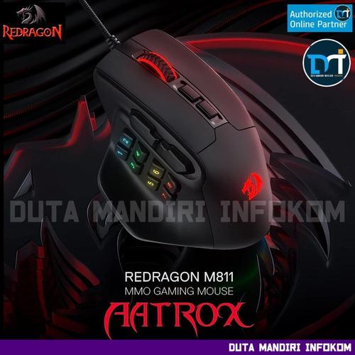 Jual Redragon M811 I PRO Aatrox - RGB MMO Ergonomic Wired Gaming Mouse ...