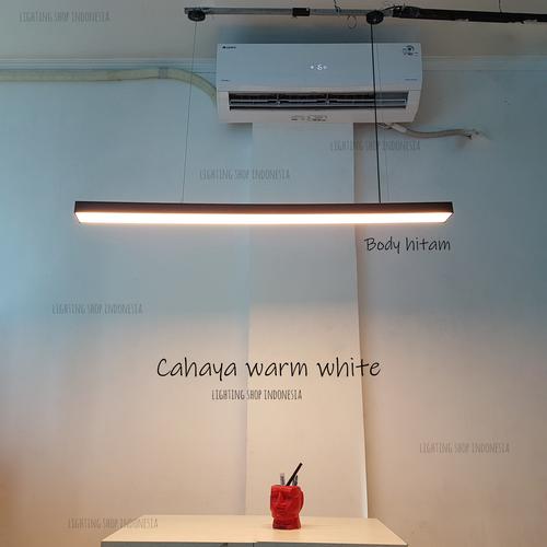 Jual lampu gantung led hias panjang 120cm lampu meja makan lampu island ...