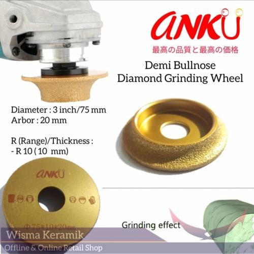 Jual Mata Pinggul Bevel Profil Granit Bullnose Diamond Grinding Wheel ...