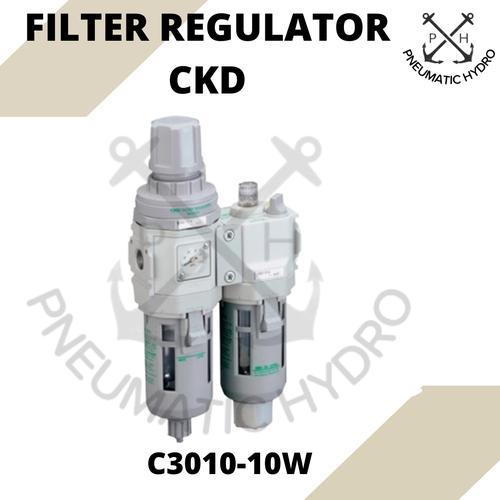 Jual REGULATOR FILTER CKD C3010-10 AUTO / MANUAL - C3010-10 MANUAL ...