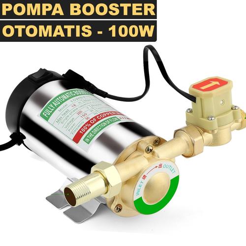 Jual Pompa Booster pendorong air shower WATER HEATER otomatis 100W ...