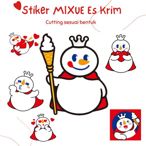 Jual stiker Mixue Sticker Es Krim Mixue Viral - Mixue - Kab. Bandung ...