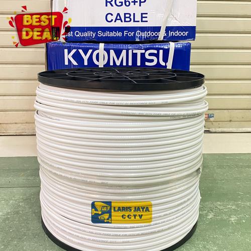 Jual Kabel Kyomitsu RG6 + Power 300 meter Putih - Jakarta Utara ...