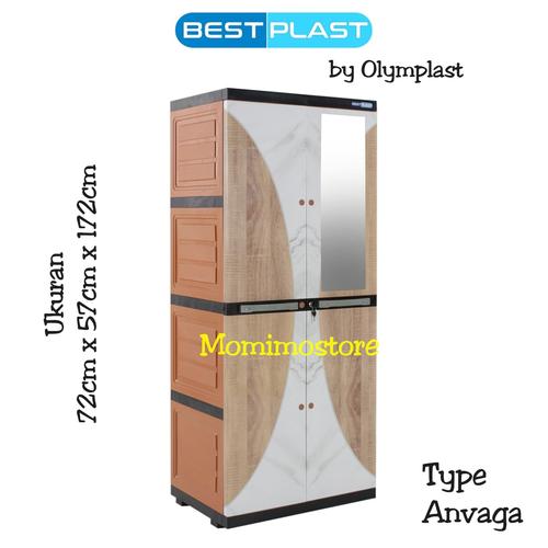 Jual LEMARI PLASTIK BESTPLAST OLYMPLAST 2 PINTU MURAH - ANVAGA - Kota ...