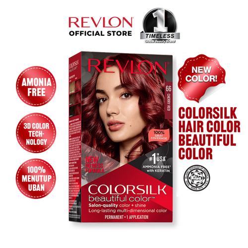 Promo Revlon Colorsilk Hair Color Cat Rambut - Cherry Red 66 - Jakarta ...