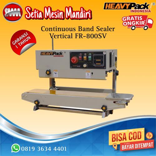 Jual Continuous Band Sealer Mesin Segel Plastik HEAVYPACK FR-800SV SS - Jakarta Barat - Setia ...