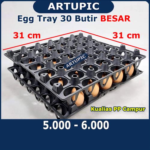 Jual Egg Tray Telur 30 Butir HITAM Ayam Bebek Rak Tempat Tray Telur ...