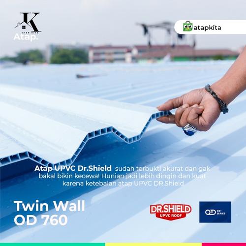 Jual Atap UPVC / Dr. Shield OD760 / Atap Kanopi / Double Layer / Twin ...