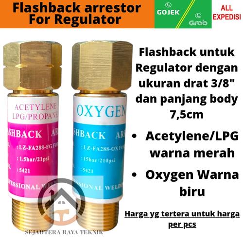 Jual Flashback arrestor untuk pengaman regulator LPG dan Oxygen ...